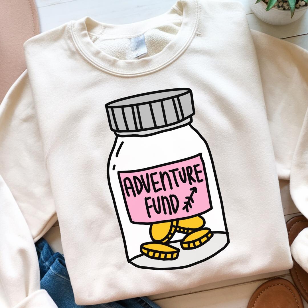 Adventure Fund SVG PNG Cute Trendy Savings Jar Clipart Travel ...