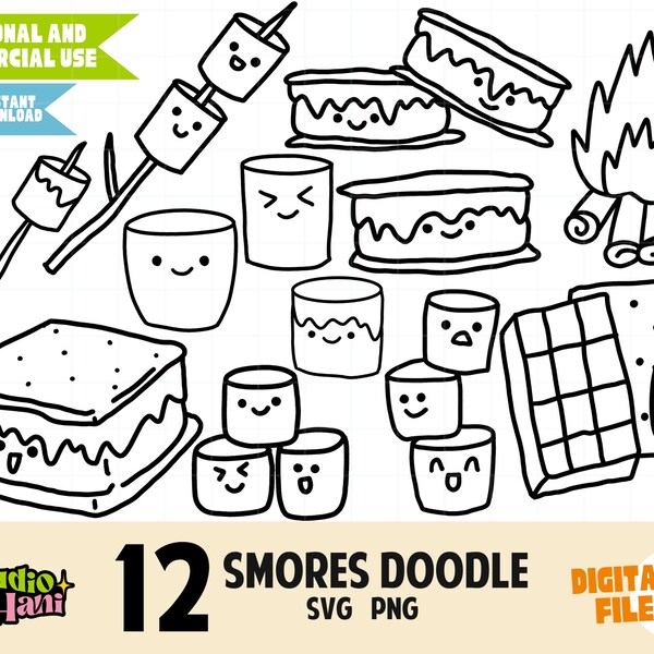 Smores Svg - Etsy