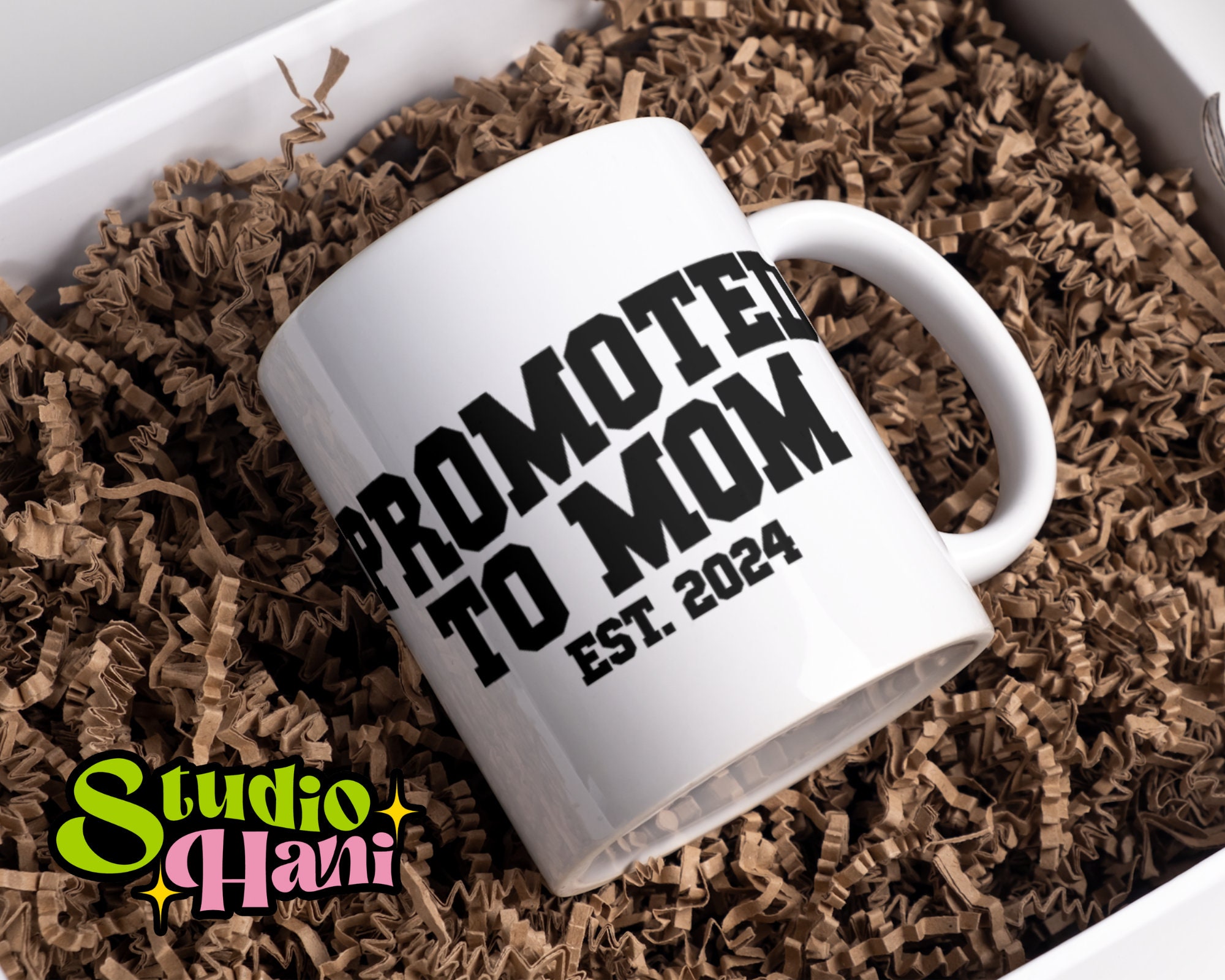 Promoted to Mom 2024 SVG PNG Mothers Day New Born Proud Mom Cut File ...