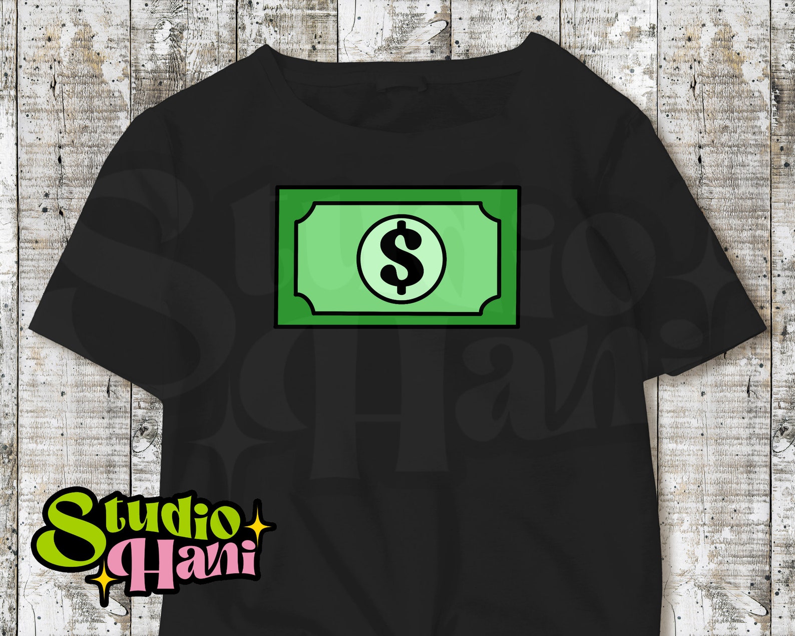 Money SVG PNG Bill Dollar Paper Clipart Illustration Retro Bank Note ...