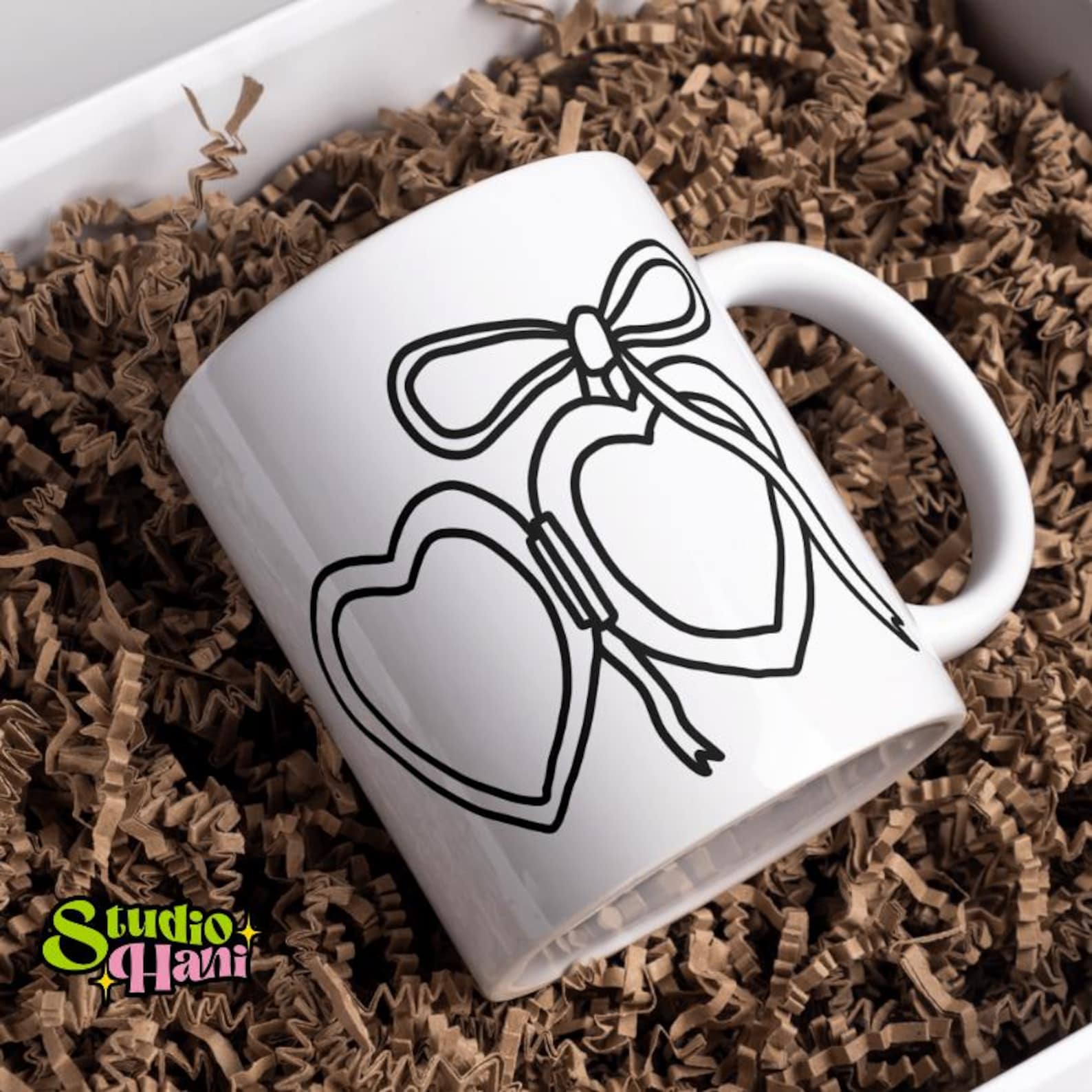 Heart Lockets SVG PNG Bundle Doodle Locket Valentine Hand Drawn Black ...