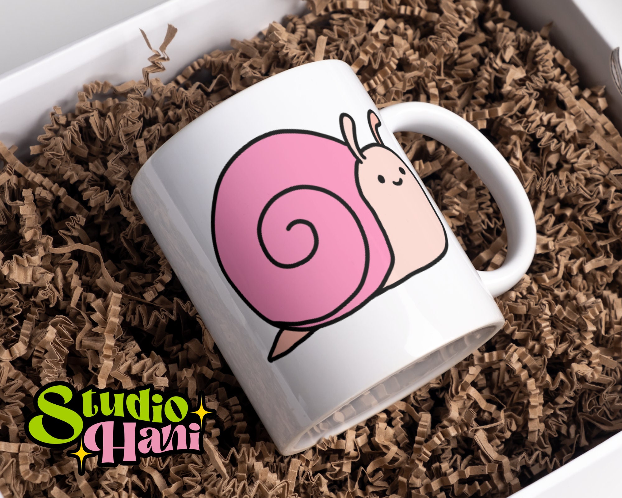 Kawaii Snail SVG PNG Cute Mollusk Shell Cartoon Clipart Doodle ...