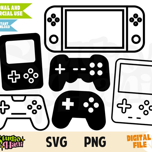 Gameboy Svg Silhouette File - Etsy