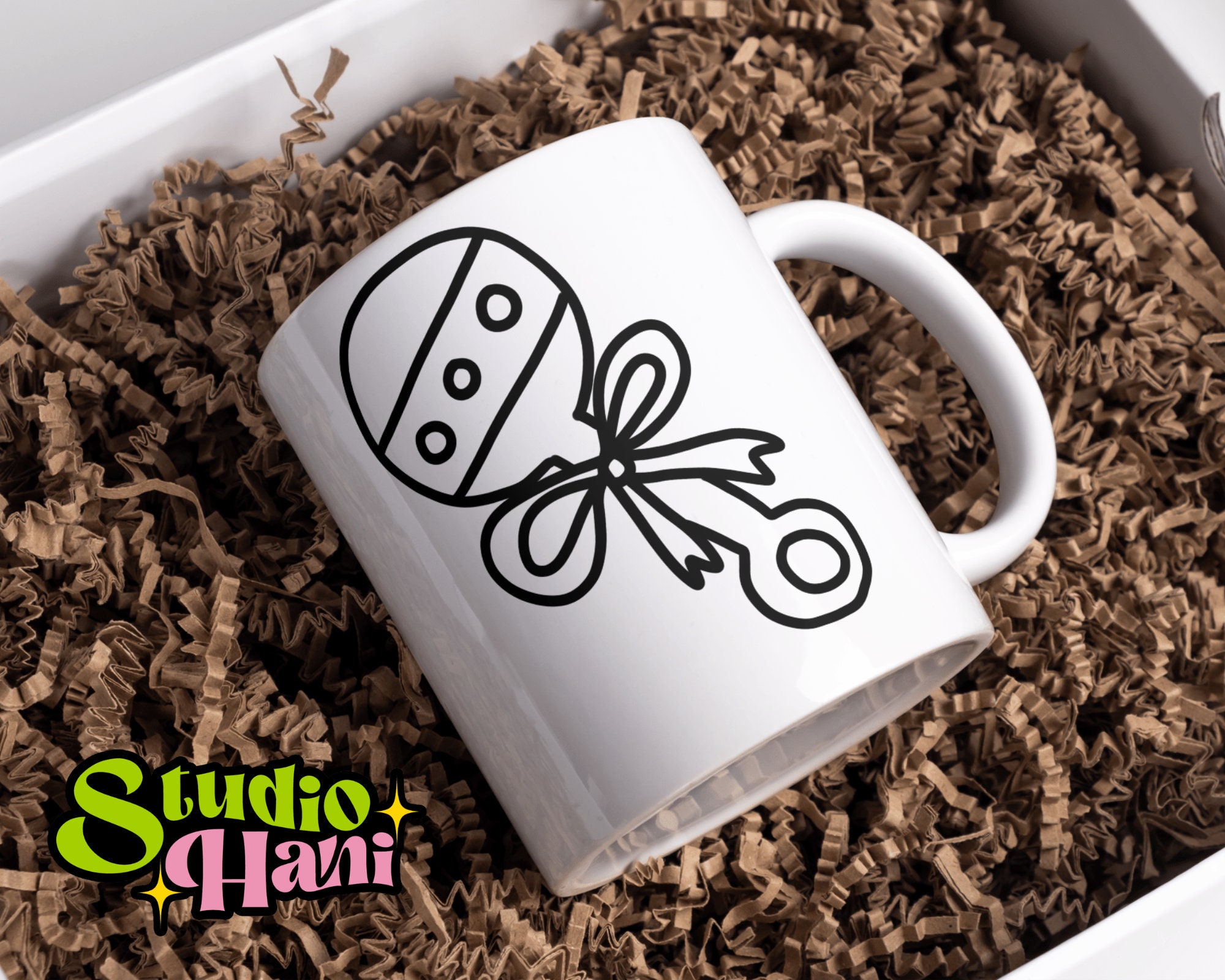 Baby SVG PNG Bundle Doodle Shower Design Laser Engrave New Born Black ...