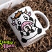 Cow Number 2 SVG PNG Doodle Cute Cattle Birthday Party Theme Event 2nd ...