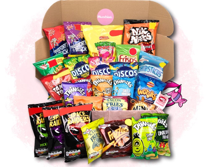 Mixed Crisp Bouquet Gift Set Savoury Hamper Personalised - Etsy UK