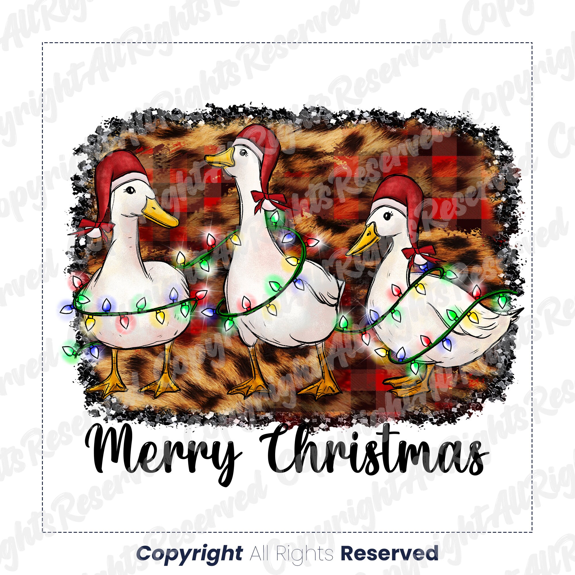 Christmas Goose Clipart