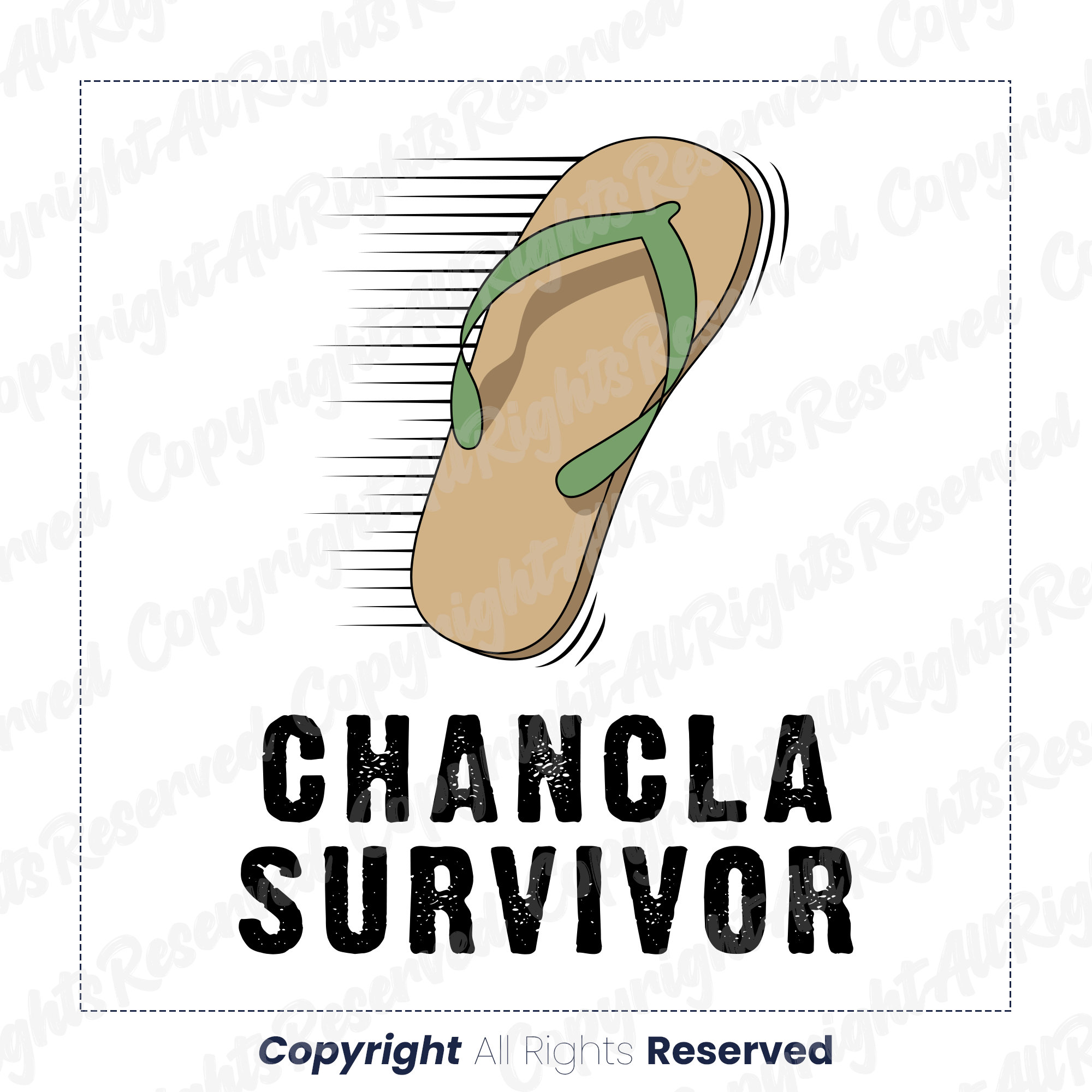 Chancla SVG, Chancla PNG, Chancla Survivor SVG, Chancla Survivor Png ...