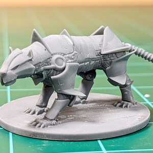 Clockwork Tiger Dnd Role Playing 28 Mm Fantasy Miniature MZ4250 - Etsy