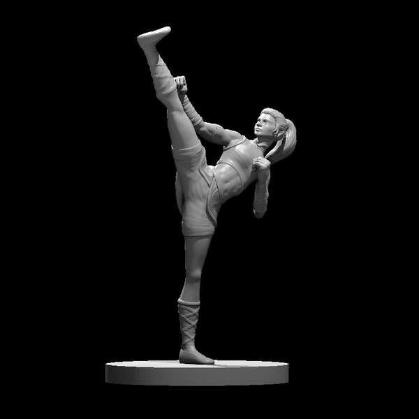 Female Monk Elf Miniature - Etsy