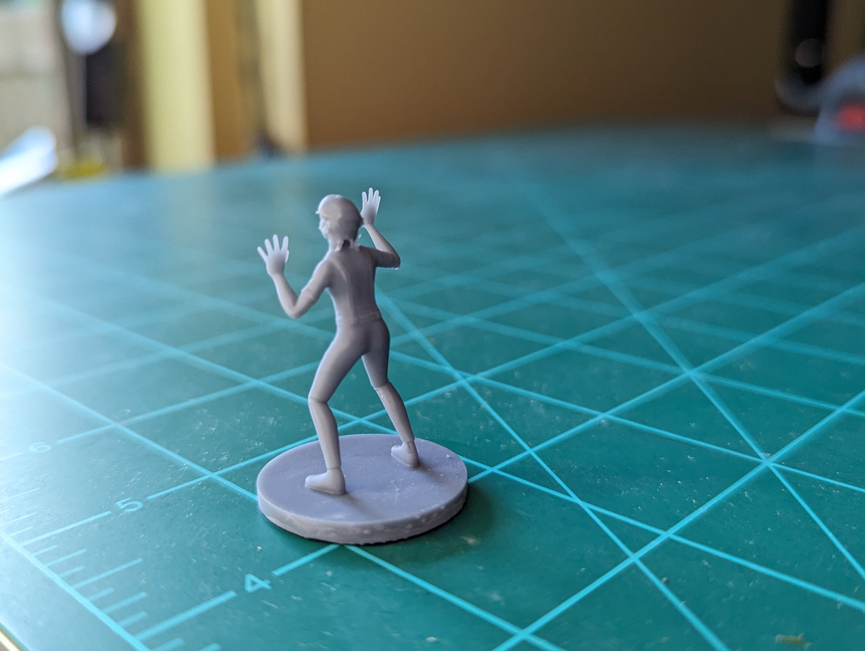 Female Elf Mime Miniature Dnd and Other Fantasy Games - Etsy