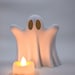 Cute Ghost With Tea Light - Halloween Decoration With LED Tea Light ...