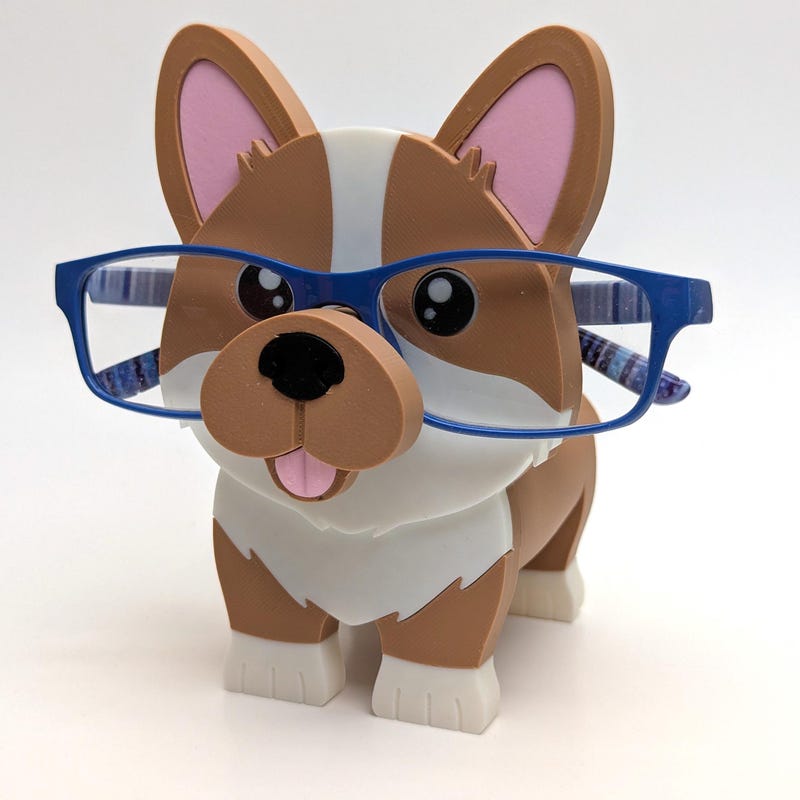 Corgi 3d Printed Sculptures - Etsy