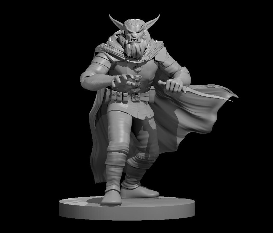 8K Fantasy Bugbear Rogue Miniature for DND Role Playing by MZ4250 - Etsy