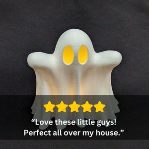 Cute Ghost With Tea Light - Halloween Decoration With LED Tea Light ...