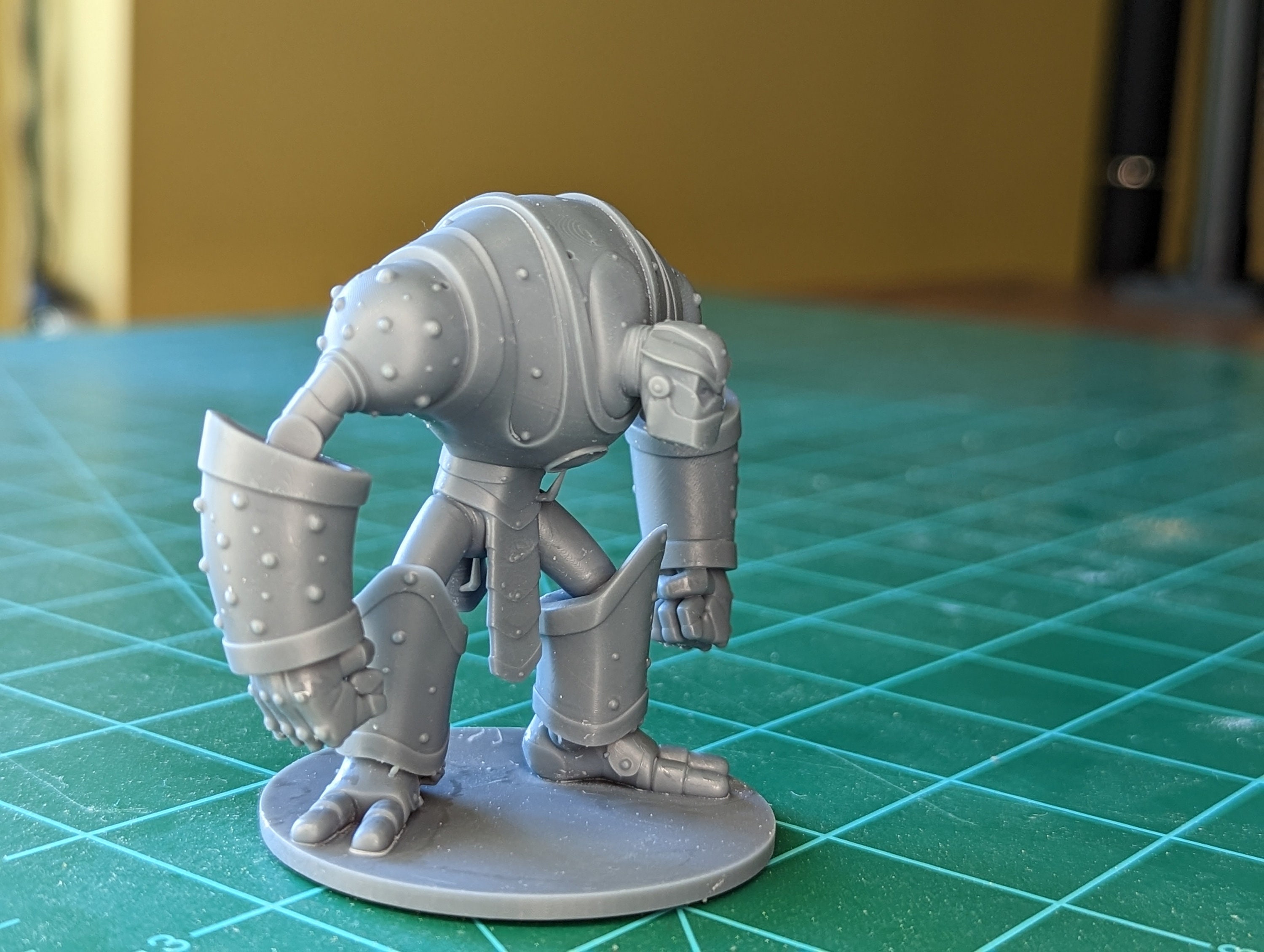 Unpainted Mithral Golem Miniature Resin Figurine for Dnd, Fantasy RPG ...