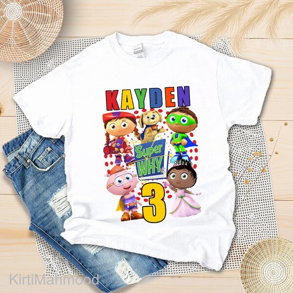 Super Why Birthday - Etsy