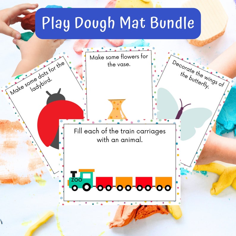 Playdough Mats Sensory Play All Year Playdough Fun Learn Through Play ...