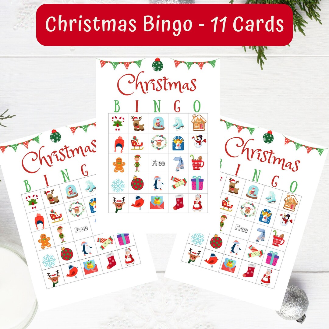 Christmas Bingo Kids Bingo Fun Festive Fun Learn Through Play Christmas ...