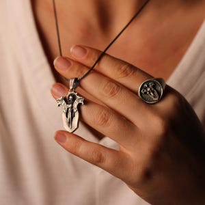 The Viking Valkyrie Mara Silver Signet Ring, handmade Freya Viking Ring ...