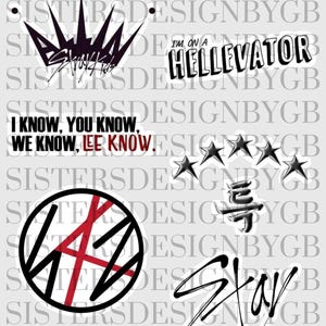 Stray Kids Png/jpg/pdf Digital Prints Sticker-kpop Stray Kids PNG for ...