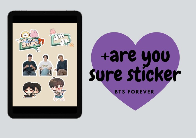 BTS STICKER Pack-bts Meme Sticker-bts Printable Stickers 100 bts Prints ...