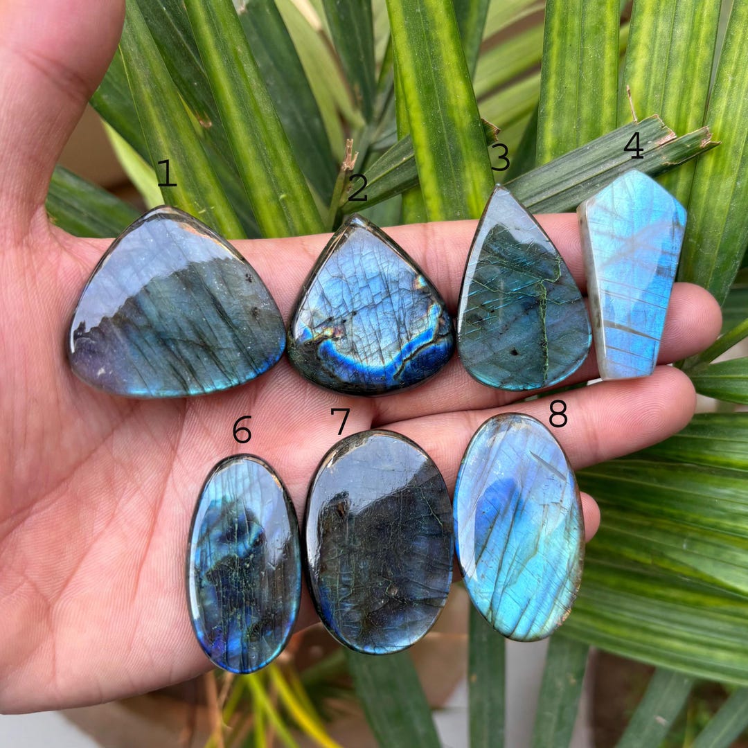 Blue Fire Spectrolite Cabochon Gemstone, Spectrolite Labradorite Loose ...