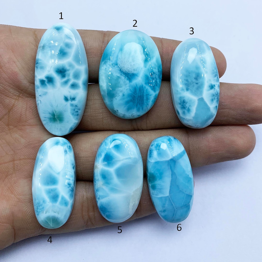 Beautiful Blue Color Larimar Gemstone, Top Grade Quality Natural ...