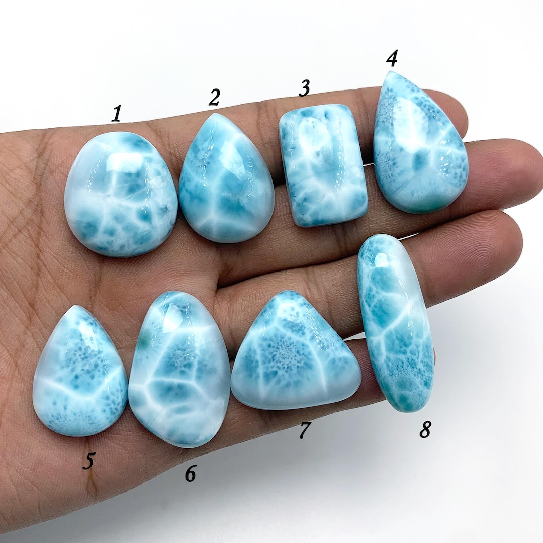 Beautiful Blue Color Larimar Gemstone, Top Grade Quality Natural ...