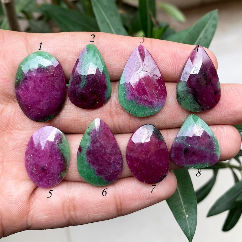 Ruby Zoisite Stone - Etsy