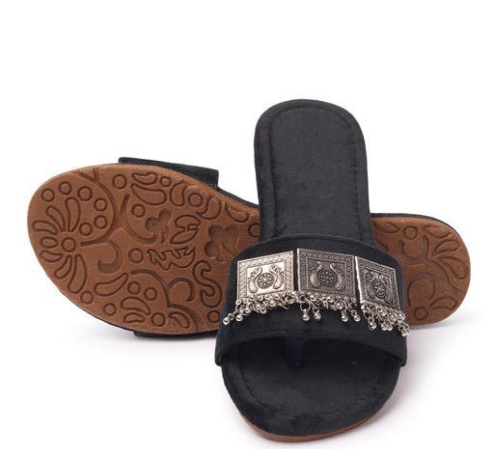 Jaipuri Juti Provide by Kolhapuri Chappal for Women Flat Leather Women ...