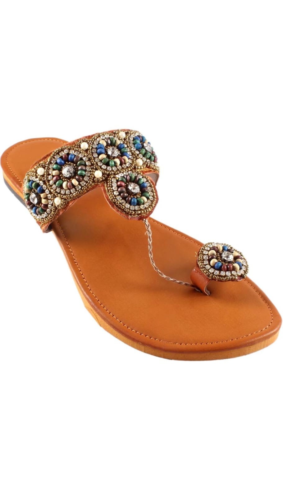 Jaipuri Juti Provide by Kolhapuri Chappal for Women Flat Leather Women ...