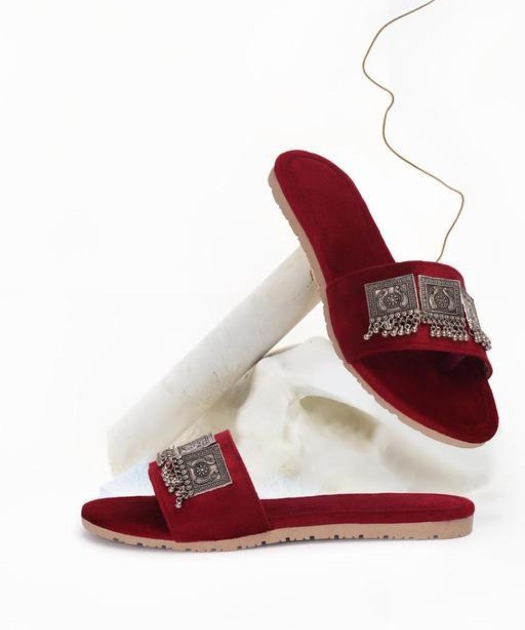 Jaipuri Juti Provide by Kolhapuri Chappal for Women Flat Leather Women ...