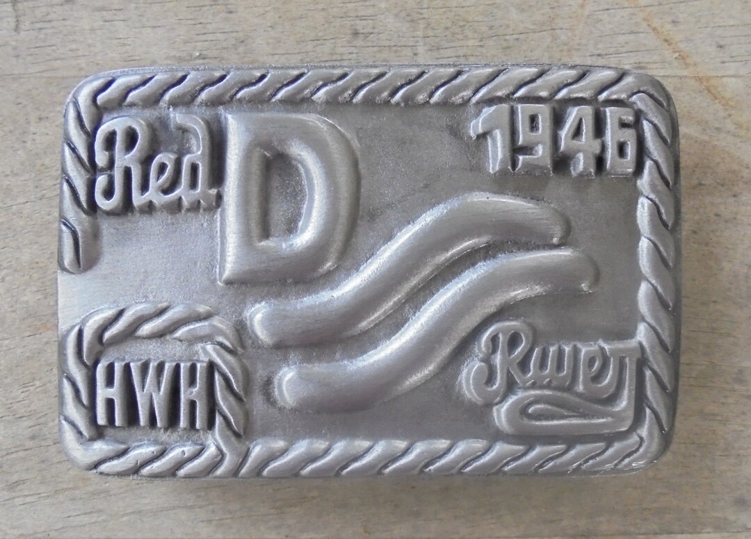 John Wayne 1946 RED RIVER Logo '40s Moviehwh Initials Pewter Color ...