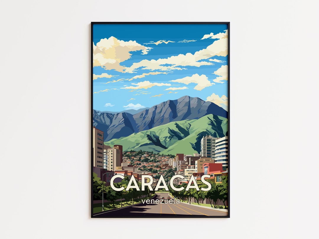 VENEZUELA CARACAS Location Travel Framed Prints POSTER for Home Décor ...