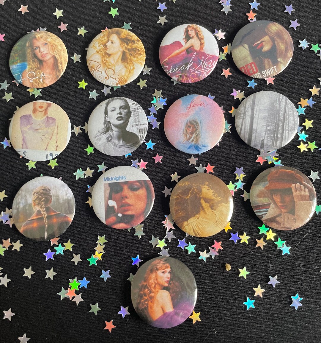 Taylor Swift Badges Original and Taylors Version Album Art - Etsy
