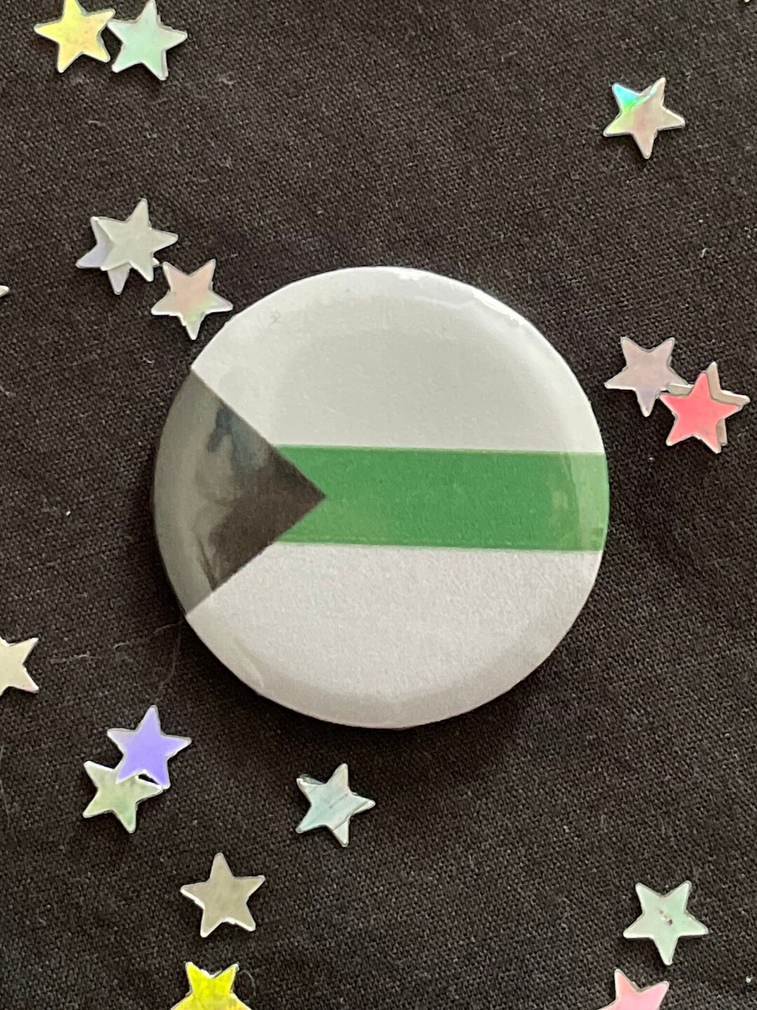 Demiromantic Flag Pin, LGBTQ Pride Pinback Button - Etsy