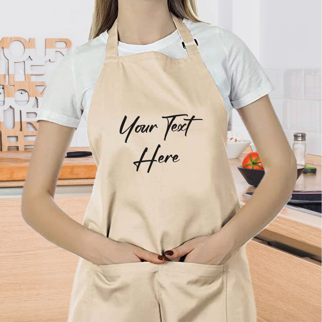 Custom Apron Text Apron Personalized Apron Apron for Women - Etsy