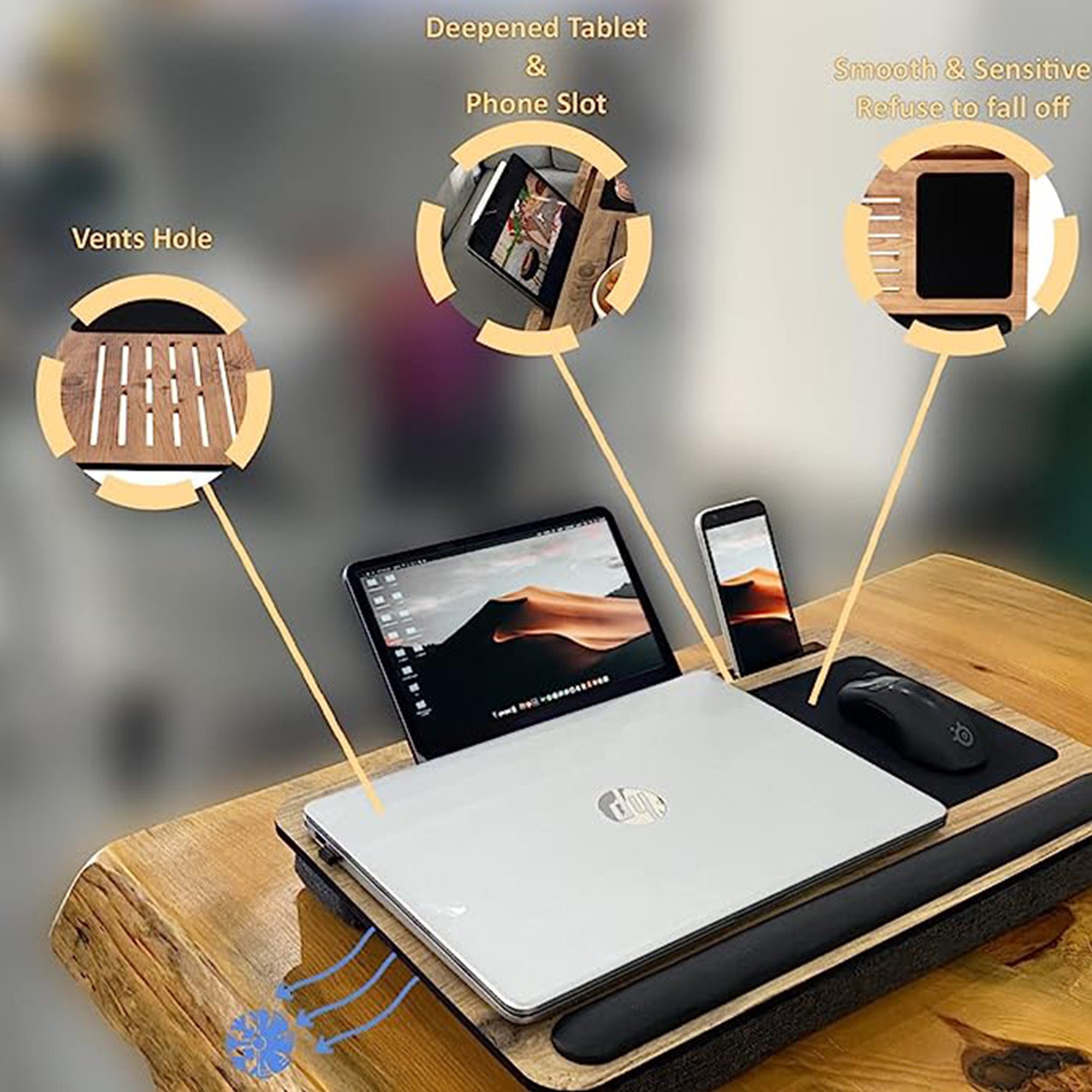 Lap Desk for Laptop Custom Lap Desk Laptop Stand Lap Desk - Etsy