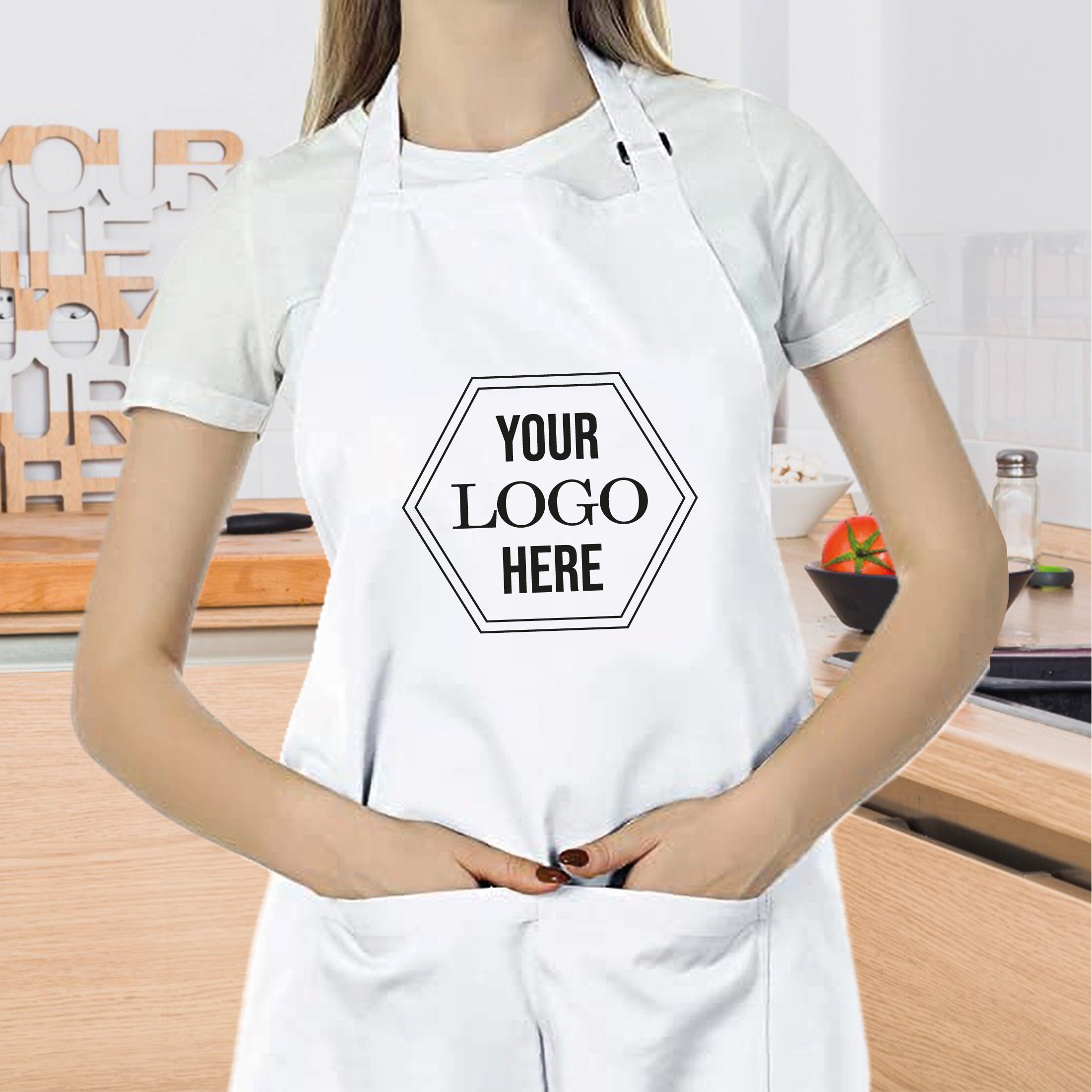 Custom Logo Apron Personalized Apron for Men Custom Apron - Etsy