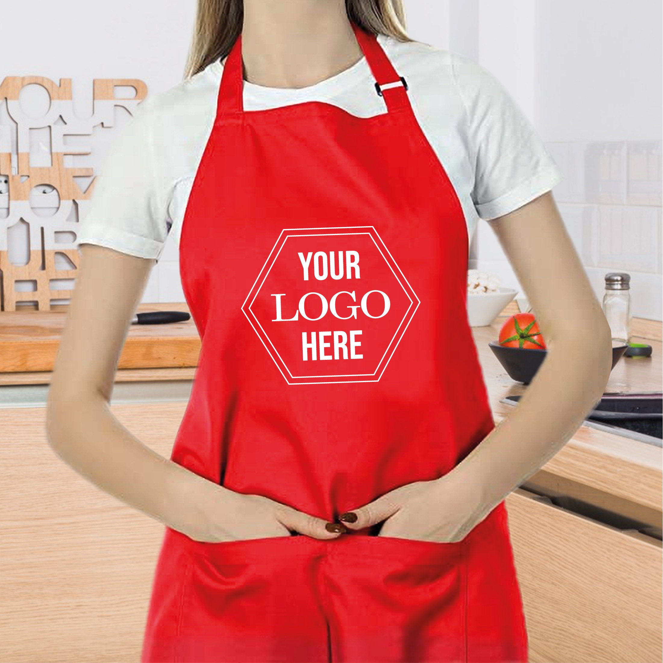 Custom Logo Apron Personalized Apron for Men Custom Apron - Etsy