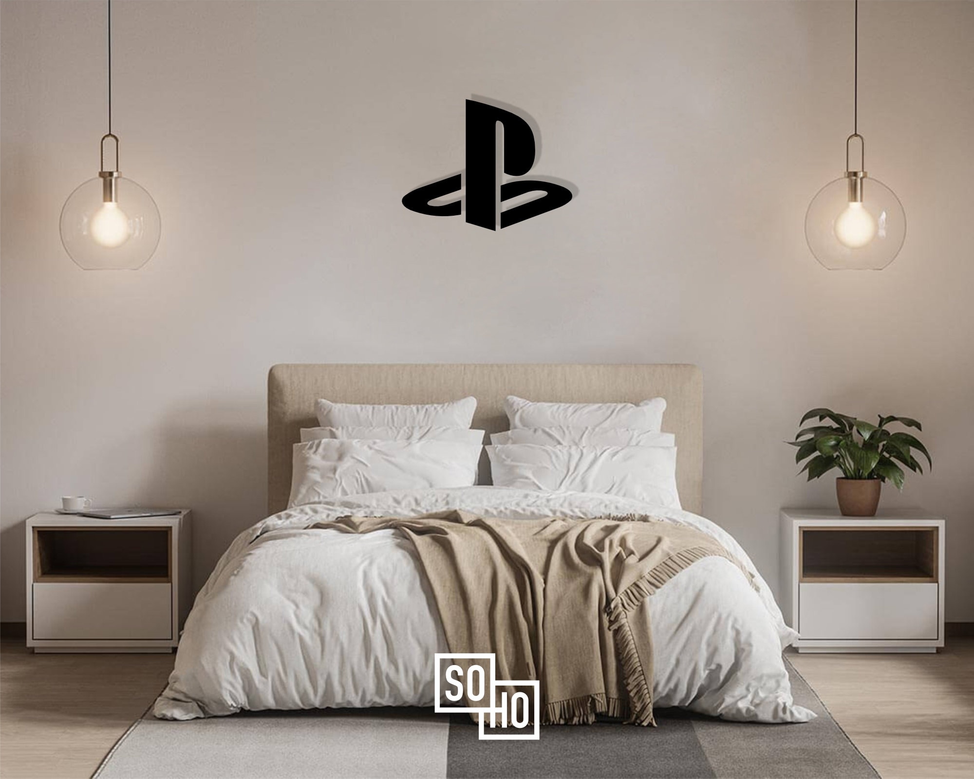 Playstation MDF Wood Wall Decor, Playstation Wall Art, PS Wall Sign ...