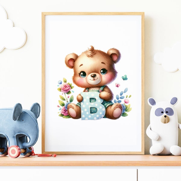 Letter B Poster - Etsy