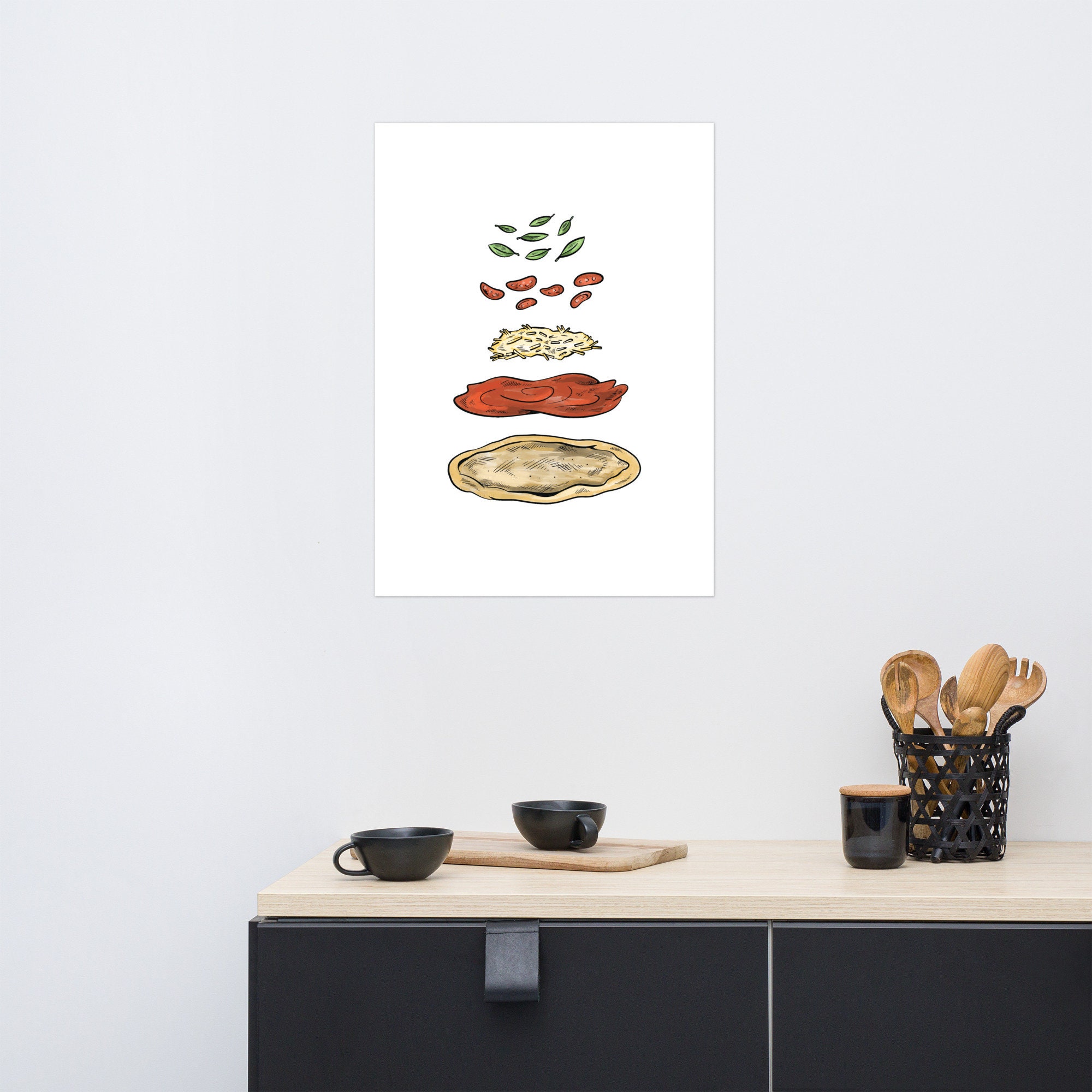The Art of the Perfect Pizza Poster - Etsy