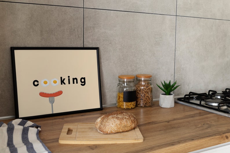 Cook Your Masterpiece: a Poster for All Cooking Lovers - Poster - Etsy
