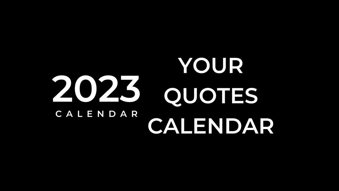 Printable Quotes Calendar - Etsy