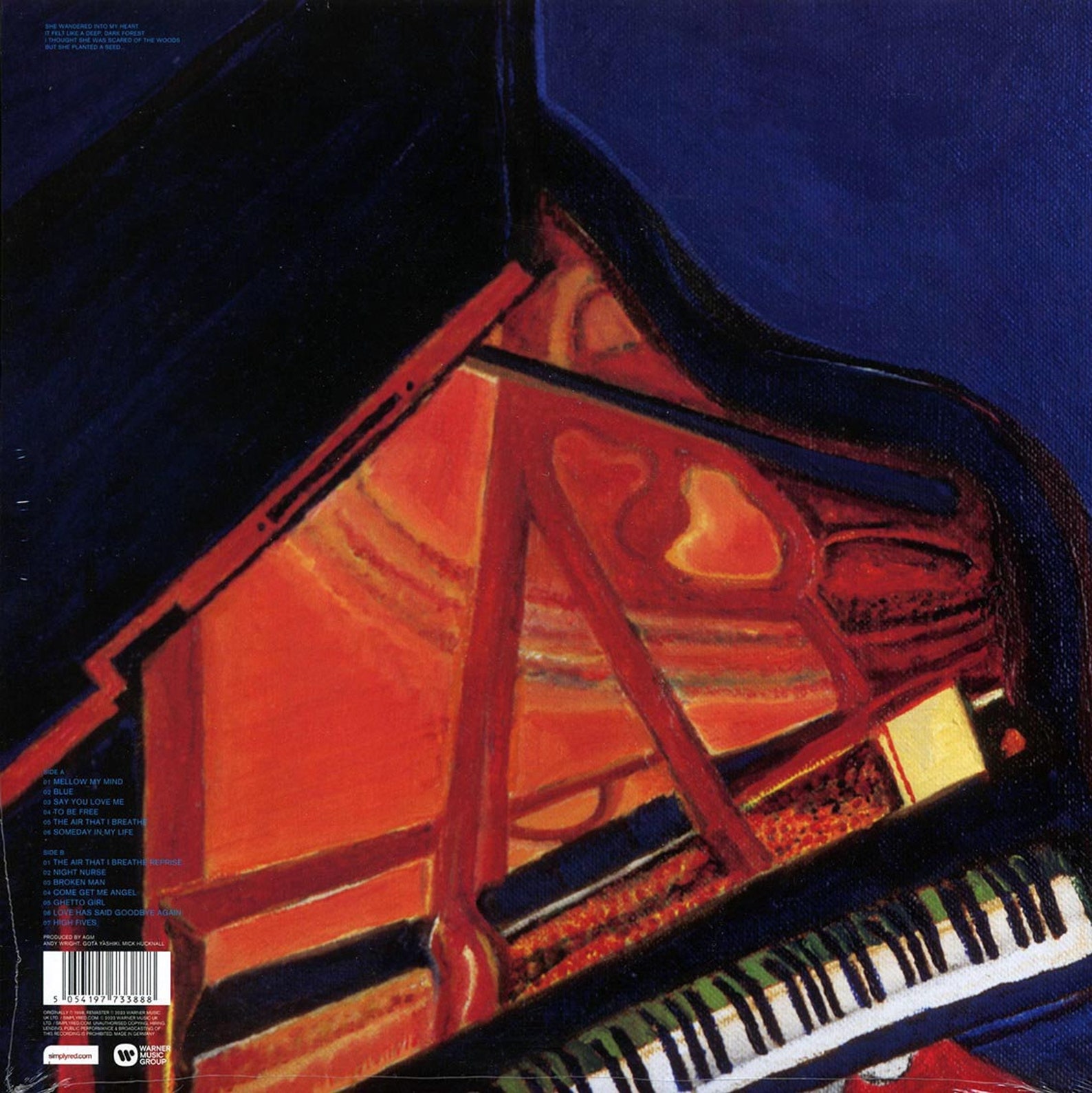 Simply Red - Blue (25th Anniv. Ed.) (blue Vinyl) (remastered) (warner ...