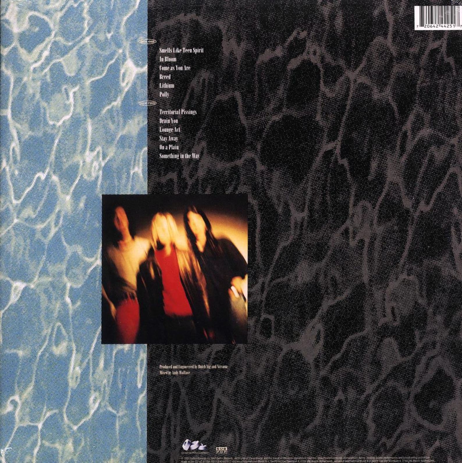 Nirvana Nevermind 180g Lp Vinyl Sub Pop Rockgrunge Etsy 4264