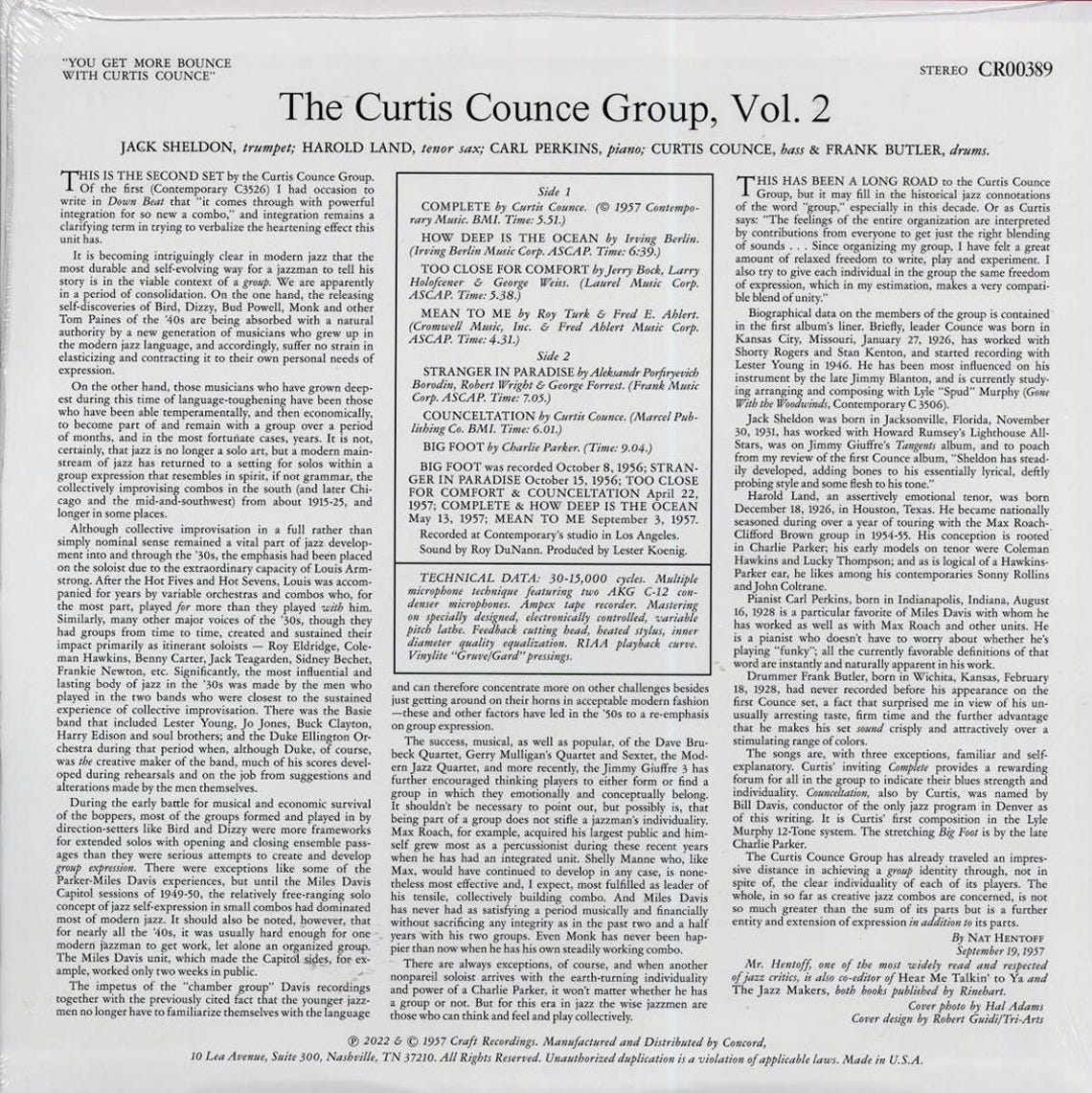 The Curtis Counce Group - You Get More Bounce With Curtis Counce! (180g ...