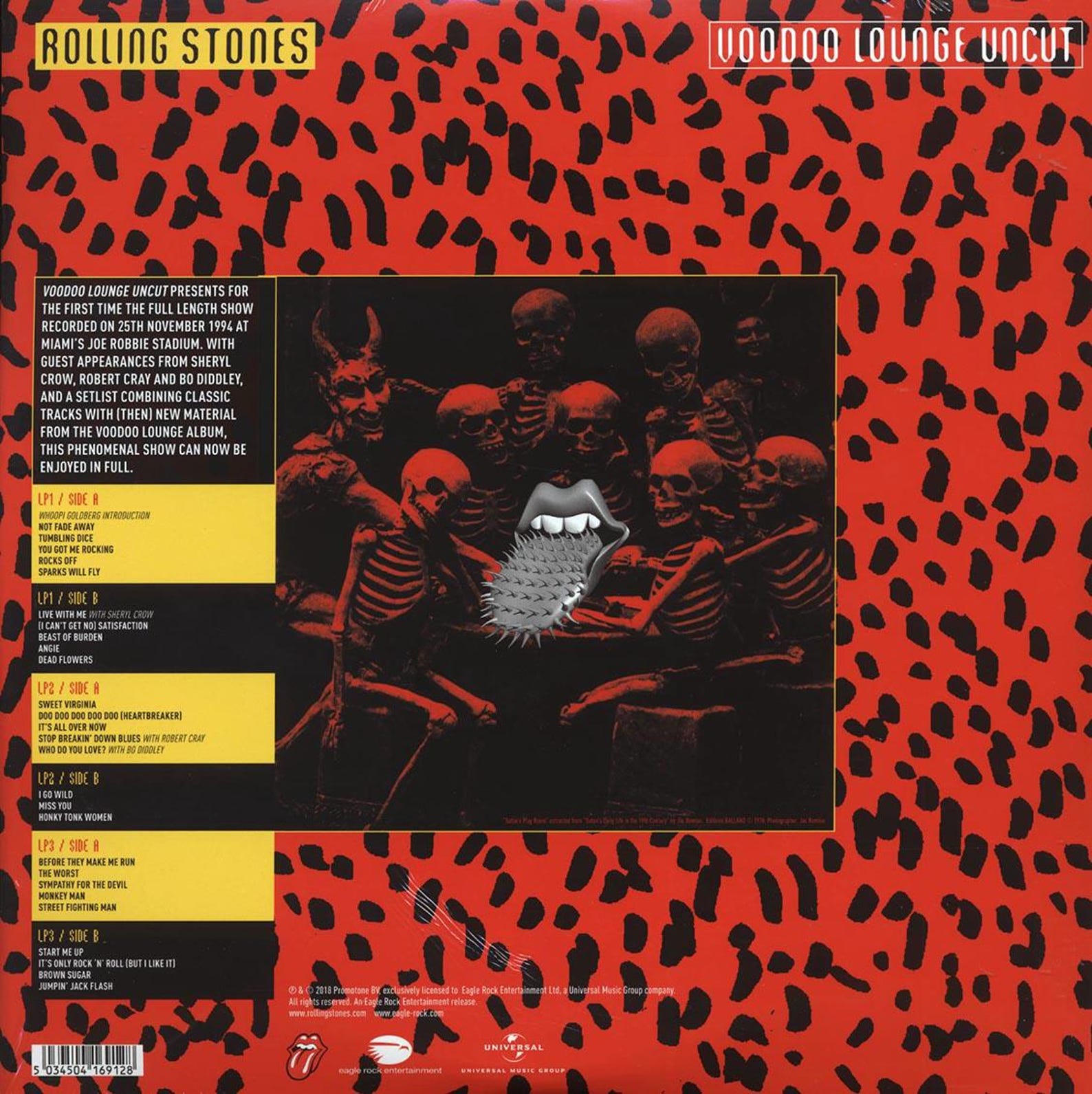 The Rolling Stones - Voodoo Lounge Uncut (3xlp) (remastered) / LP Vinyl ...
